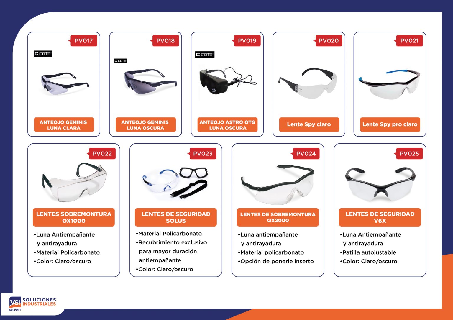 Protección visual - VSI